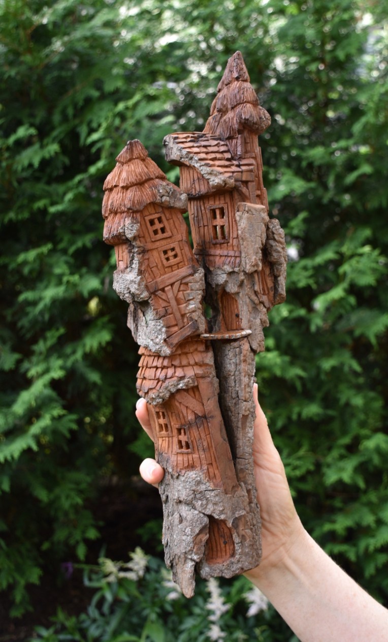 cottonwood bark carving | tributesinwood