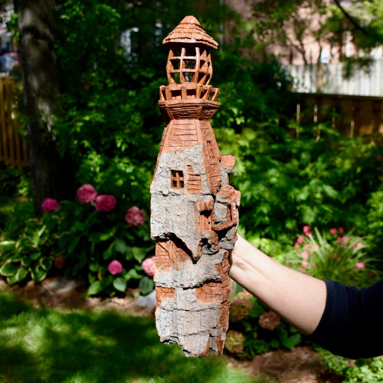 cottonwood bark carving | tributesinwood